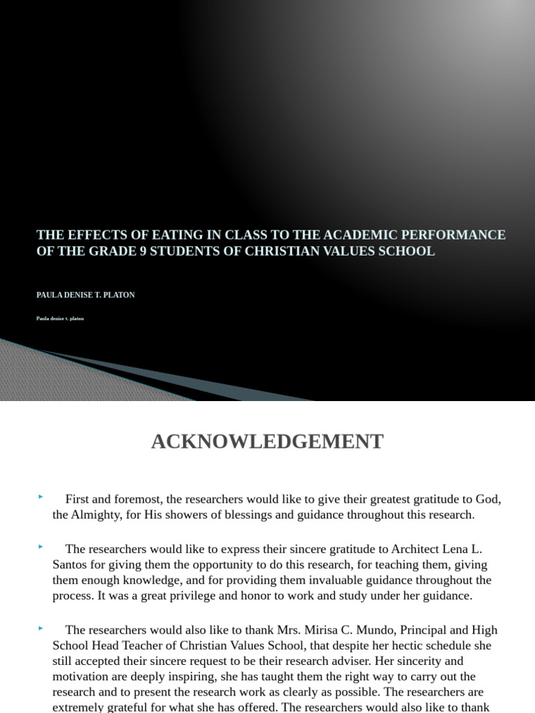 Thesis Presentation | PDF | Dependent And Independent Variables ...