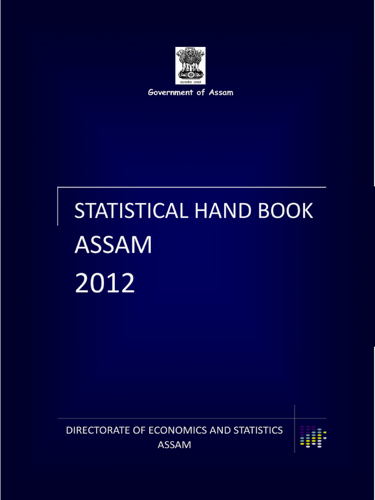 Statistical Hand Book Assam, 2012 | PDF | Litre