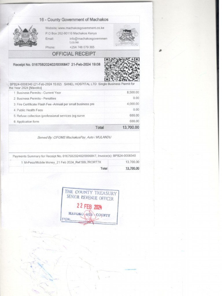 License Receipt | PDF