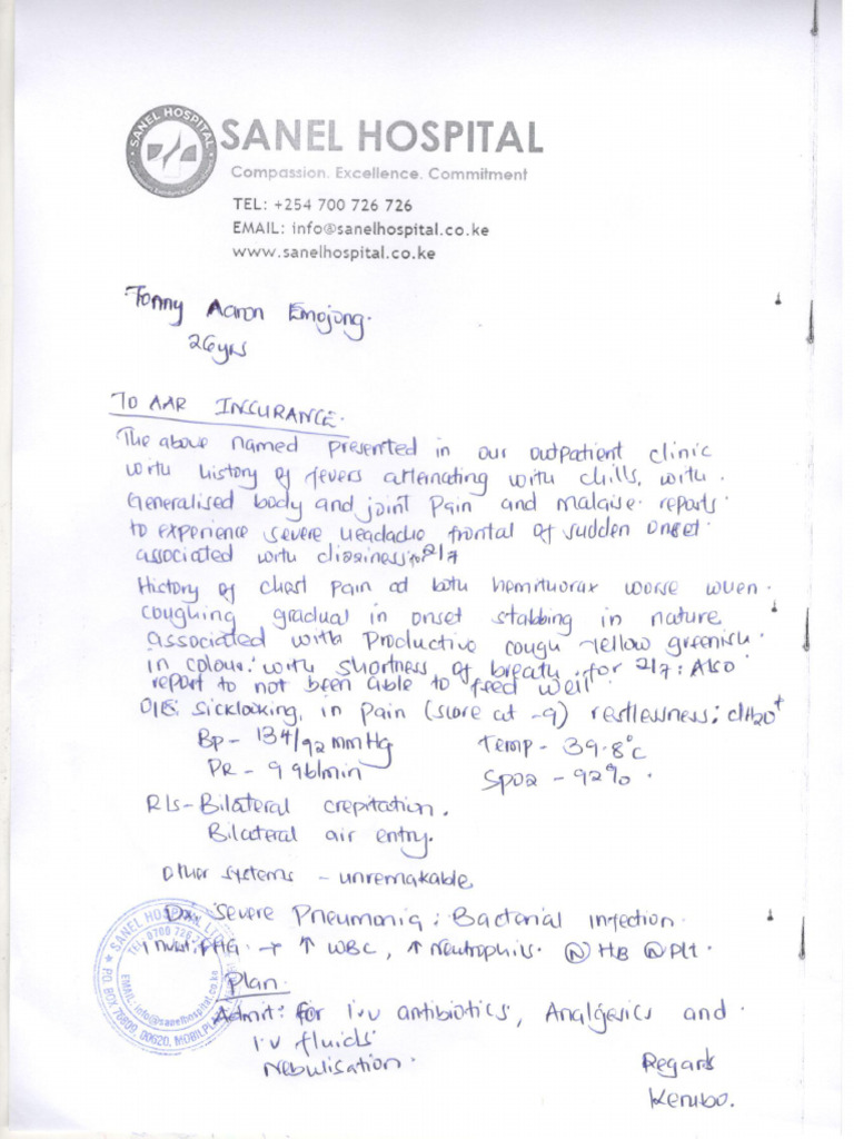 Pre Auth - Medical Report | PDF