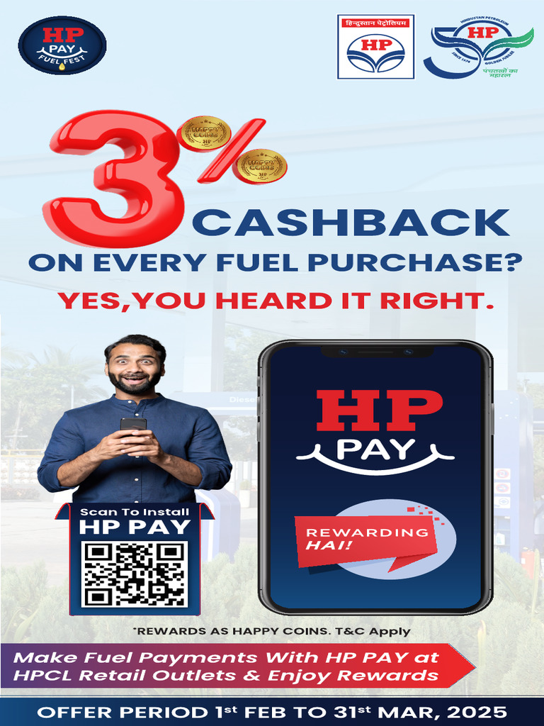 HP PAY 3% Offer Standee_3ft x 6ft | PDF