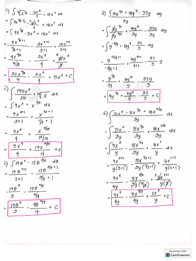 Integral Calculus Prelim | PDF