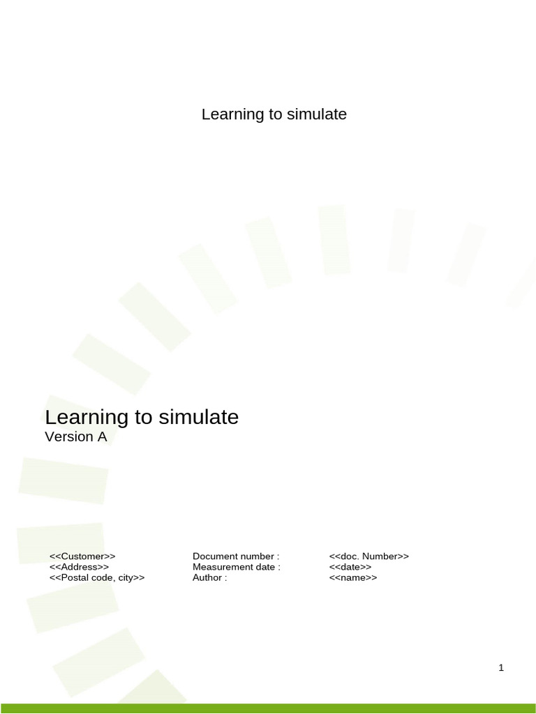 How To Learn To Simulate | PDF | Simulation | Cognition