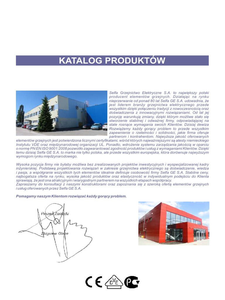 Selfa Ge Katalog PL | PDF