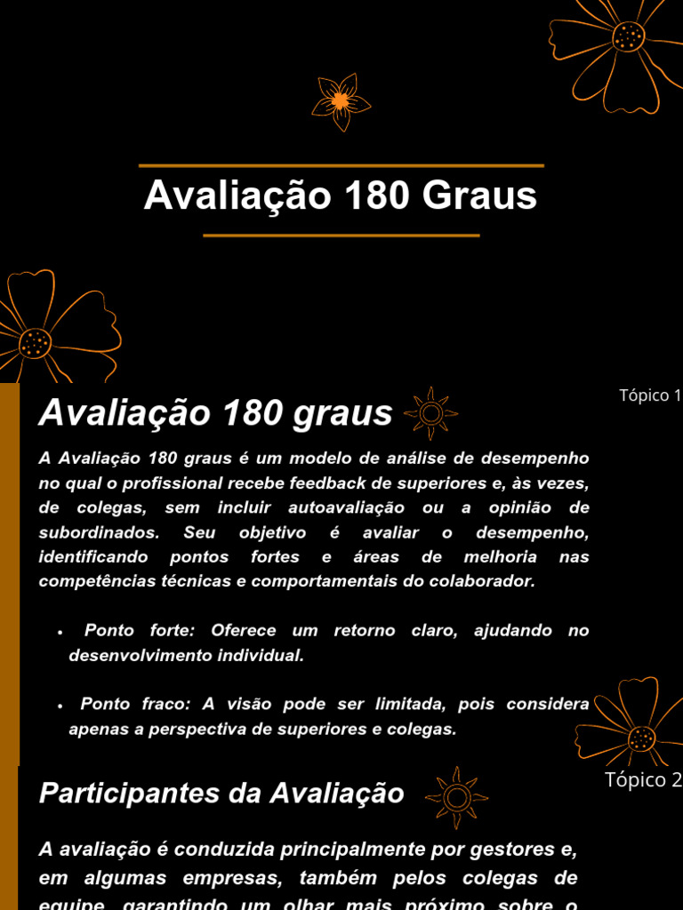 Avaliação 180 Graus: Prós e Contras | PDF