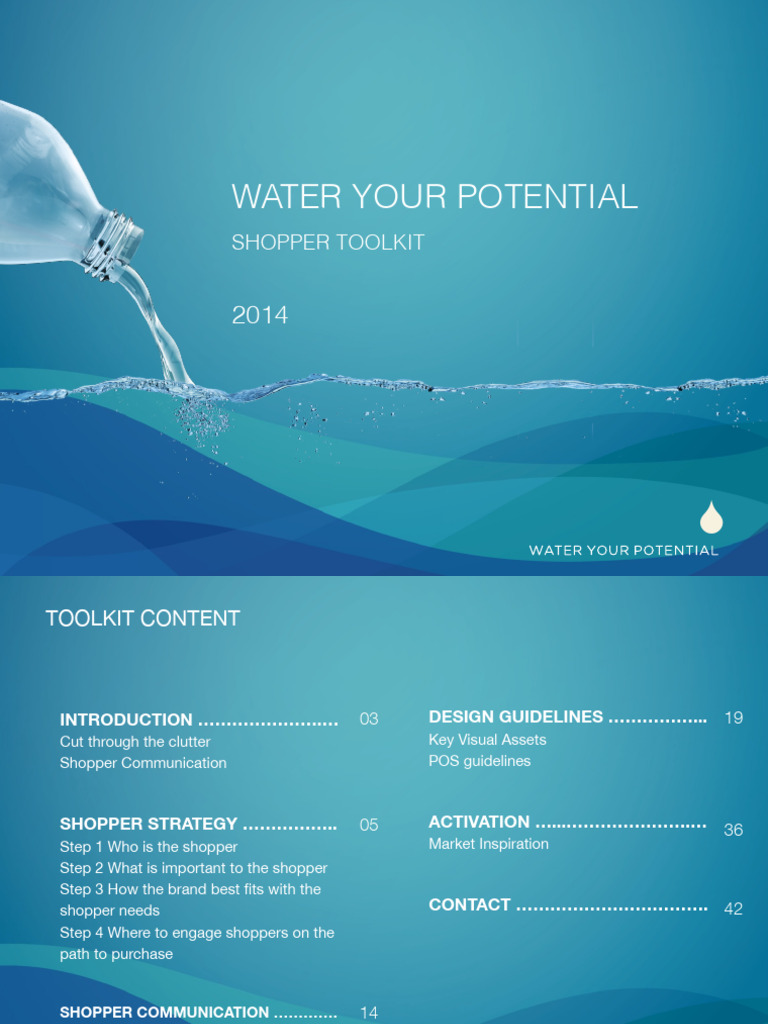 KO Water Shopper Toolkit Guide | PDF | Brand | Logos