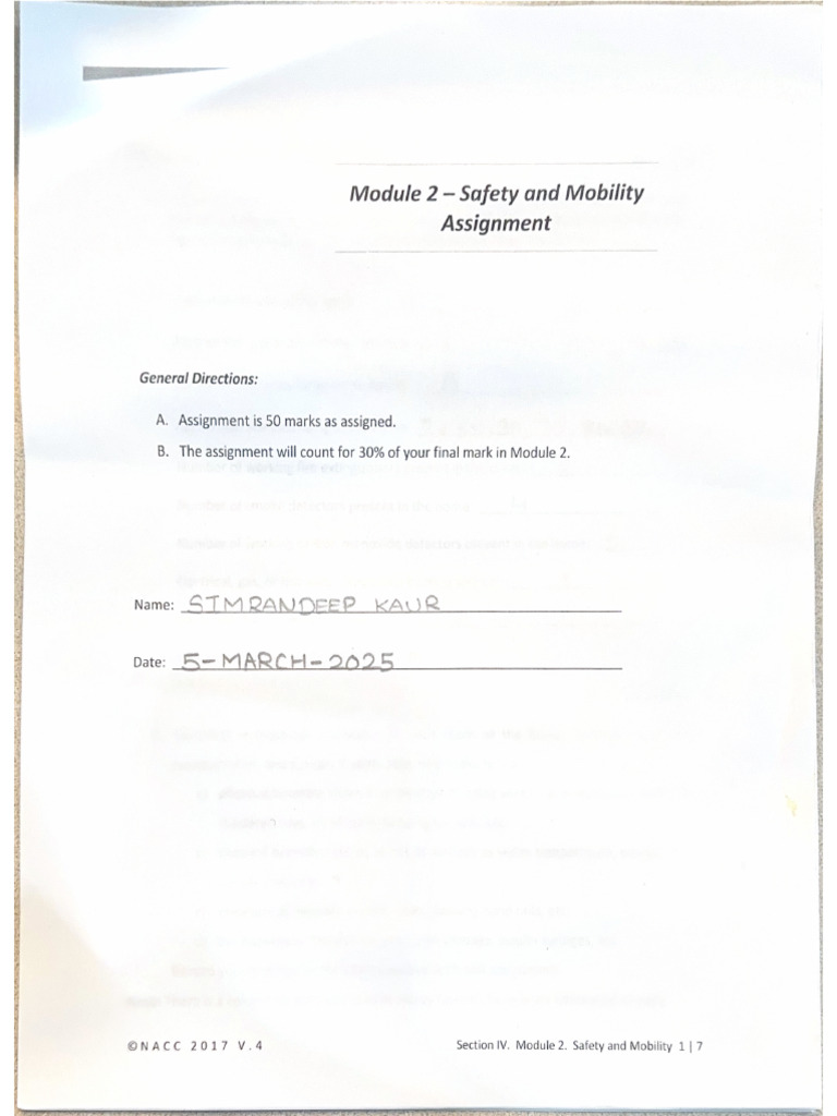 Module 2 - Safety and Mobility (Simran) | PDF