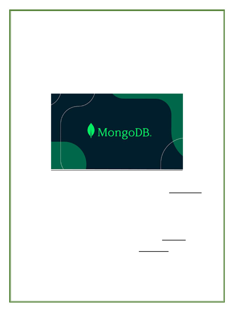Trabajo de Tic Mongodb | PDF | Mongo Db | Bases de datos