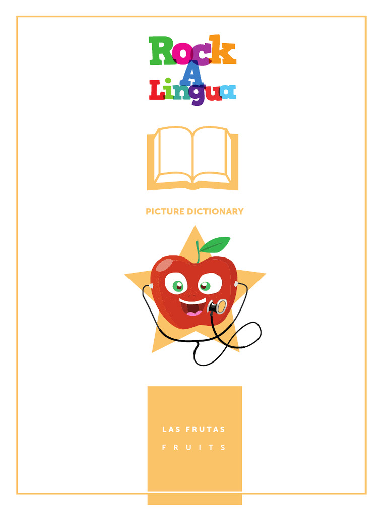 Las Frutas (Picturedictionary) | PDF