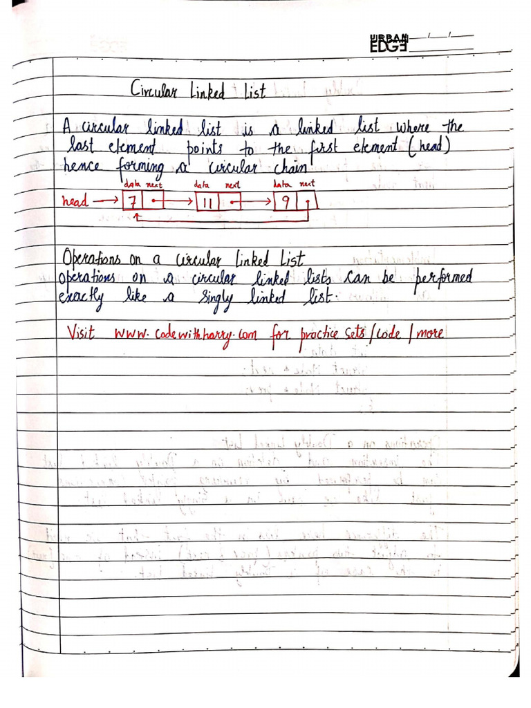 3-Circular Linked Lists | PDF
