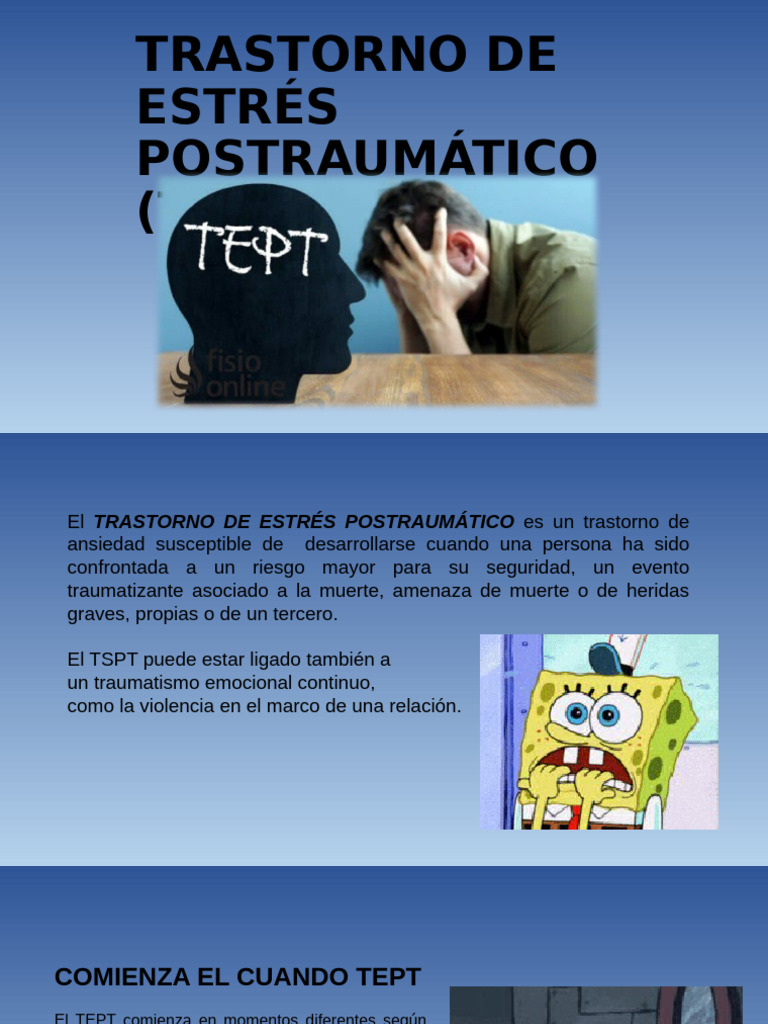 Guía Completa sobre el TEPT | PDF | Trastorno depresivo mayor | Estrés ...