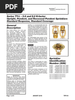 TYCO Dry-Type Sprinklers (DS-1) | PDF | Fire Sprinkler System | Pipe ...