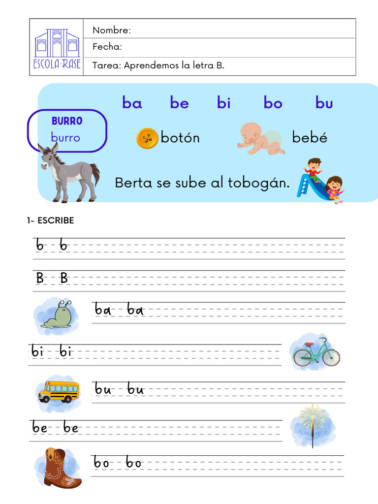 Copia de 1º. Letra B | PDF