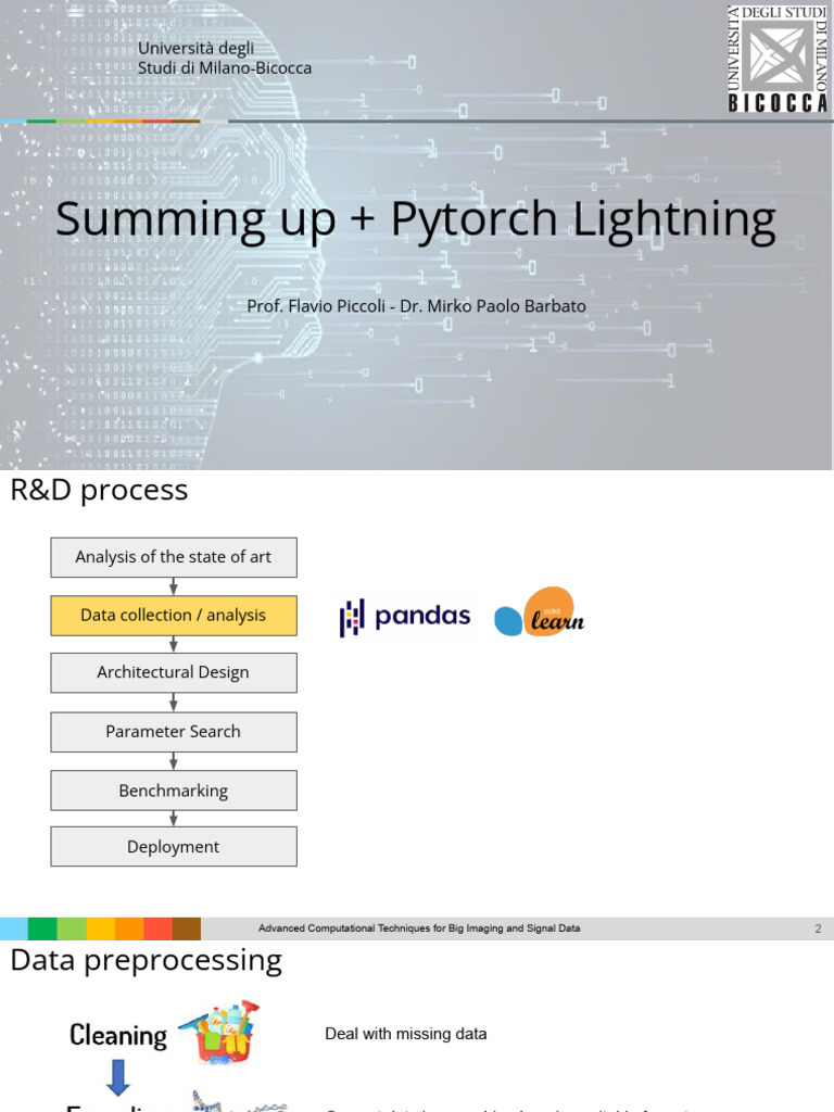 5 - Summing up + Pytorch Lightning | PDF | Mean Squared Error | Parameter (Computer Programming)