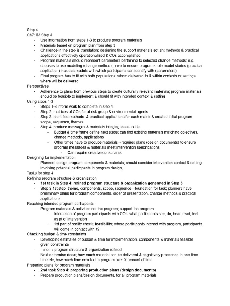 Planning Behavior Change Step 4 | PDF | Social Stigma | Evaluation