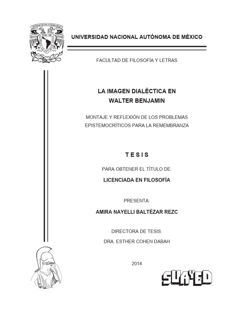 la iamgen dialectica Walter B_unlocked | PDF | Dialéctico | Conocimiento
