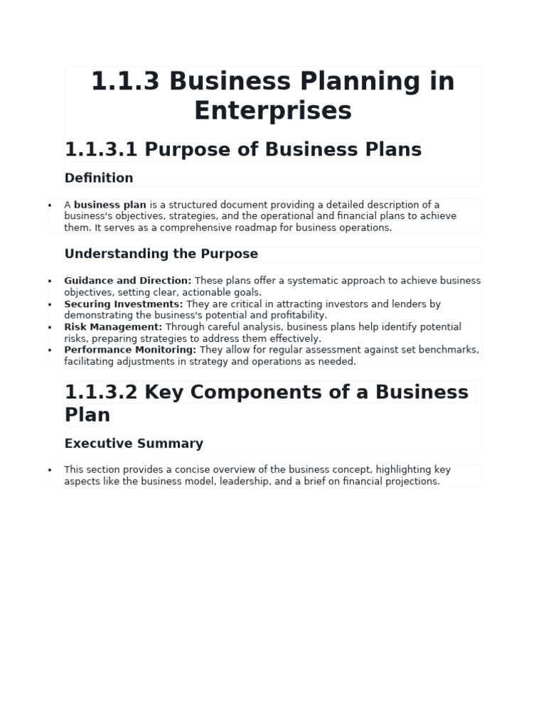 Essential Guide to Business Planning | PDF | Risk Management | Business
