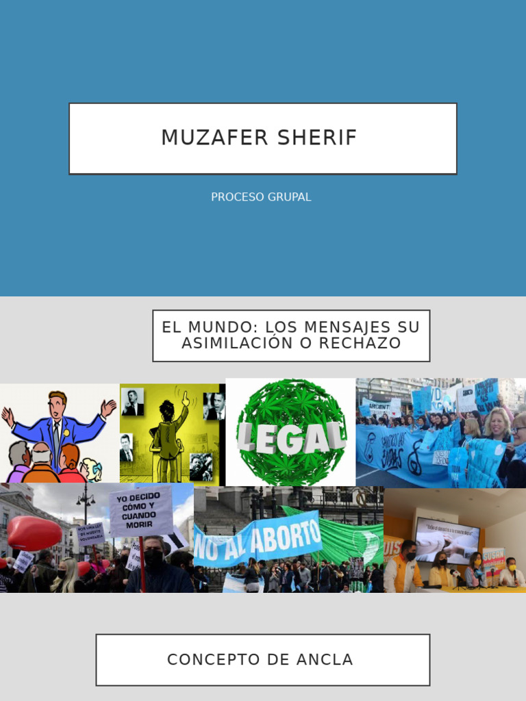 2) Teoría Del Juicio Social Muzafer Sherif | PDF | Psicología Social | Teoría