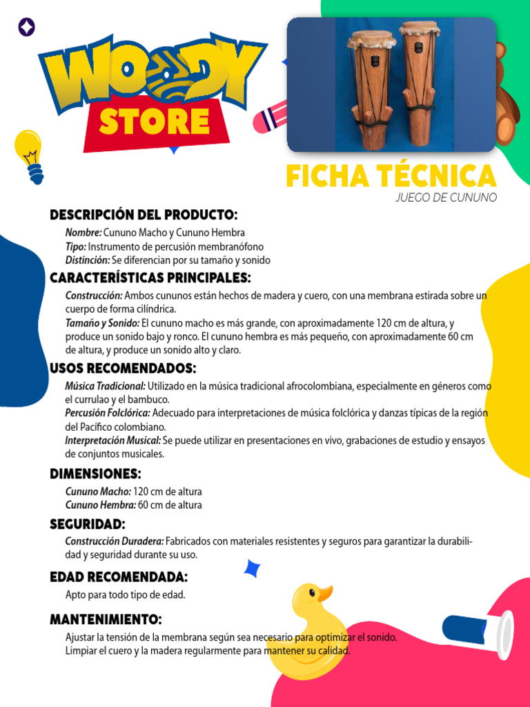 Cununo: Instrumento Musical Afrocolombiano | PDF