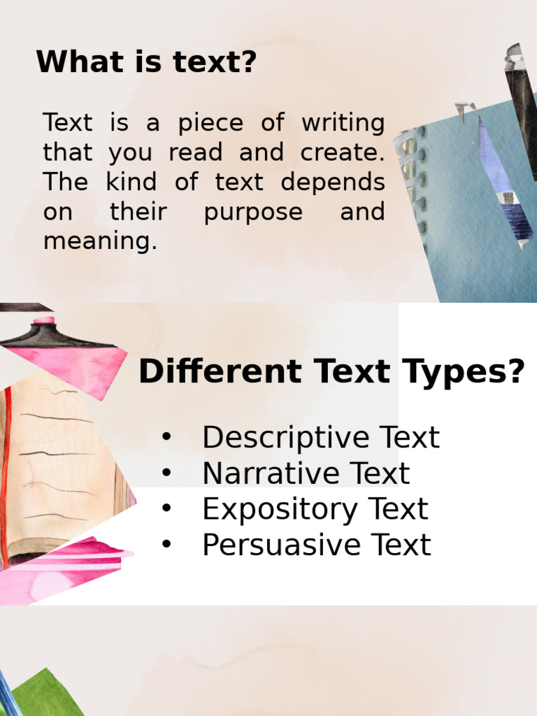 F6 - Different Text Types | PDF