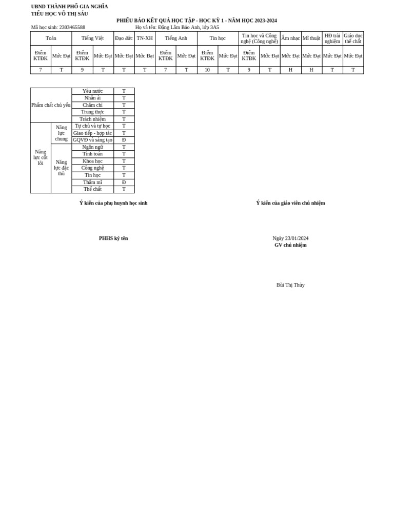 3A5 Hoc Ky 1 2023 2024 | PDF