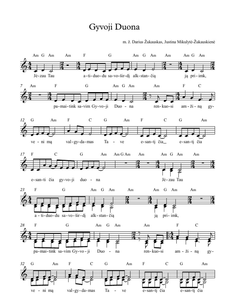 Gyvoji-Duona Natos | PDF