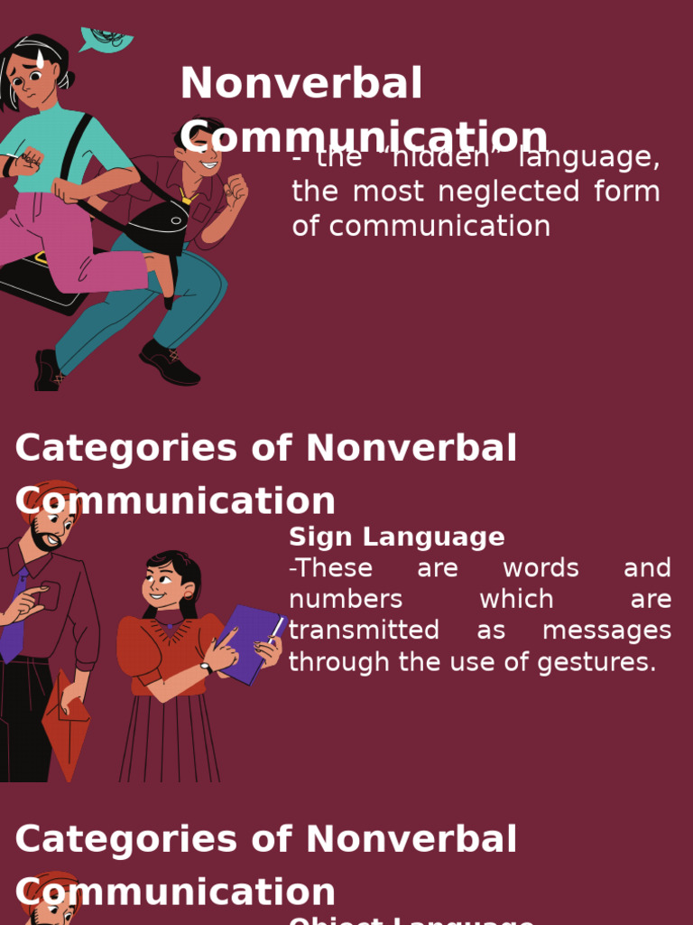 Understanding Nonverbal Communication | PDF | Nonverbal Communication ...