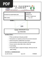 Math p6 Questions From Nesa | PDF | Area