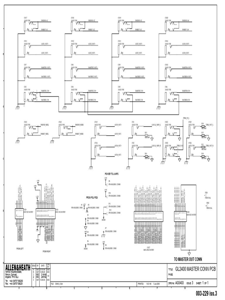 gl2400 003-229 Master Conn 3 | PDF