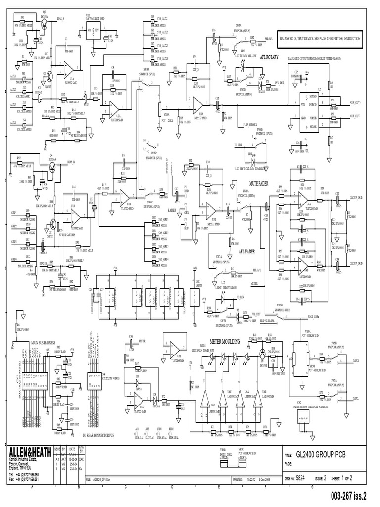 GL2400 Group PCB Overview | PDF