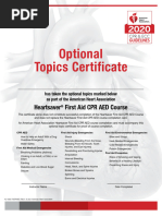 Heartsaver Course Roster Overview | PDF | First Aid | Cardiopulmonary ...