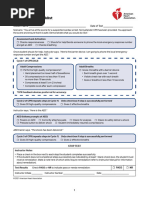 Heartsaver Course Roster Overview | PDF | First Aid | Cardiopulmonary ...