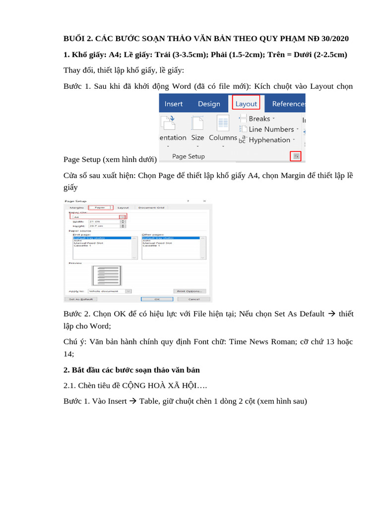 Buoi 2 - Cac Buoc Trinh Bay VB Theo ND30 | PDF
