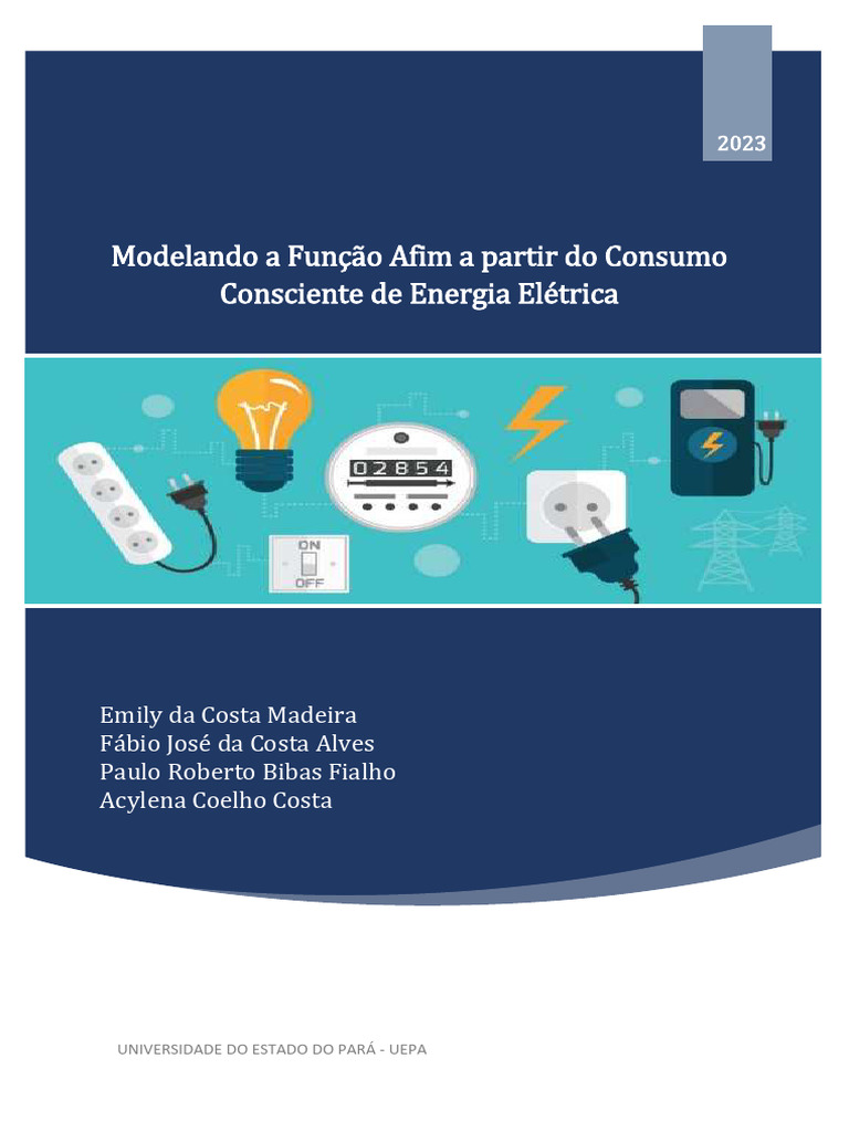 Função Afim e Consumo de Energia | PDF | Matemática | Simulação de ...