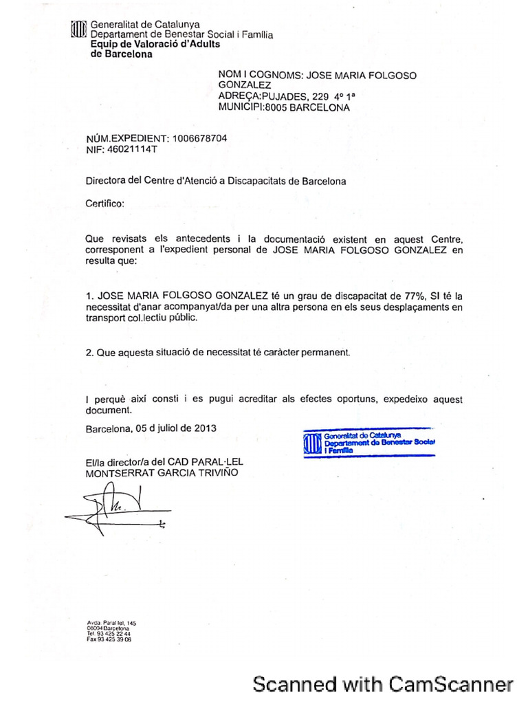 Documento Invalidez | PDF