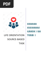 Grade 12 Life Orientation Scope For Mid Year 2025 | PDF