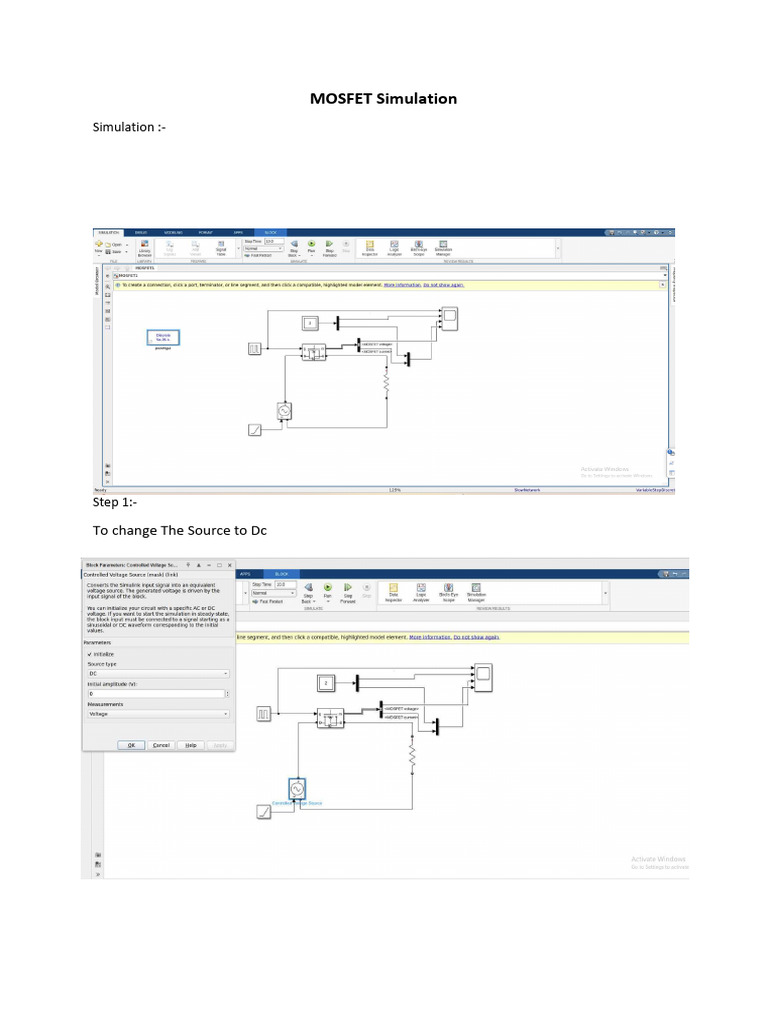 MOSFET Simulation | PDF
