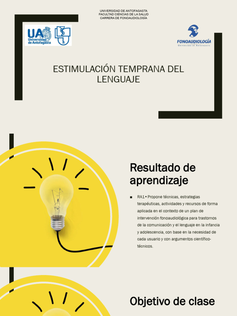 Estimulación Temprana Del Lenguaje Mio 2022 | PDF | Aprendizaje ...