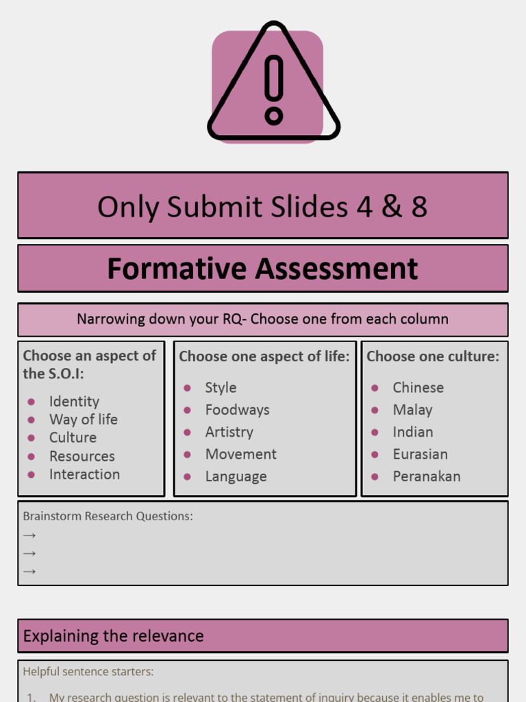 Copy of 9. Formative Assessment: Learner Slides | PDF | Human Communication