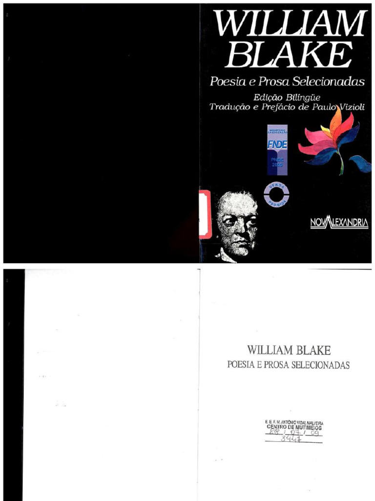 William Blake Poesias e Prosa Selecionadas PDF Free | PDF