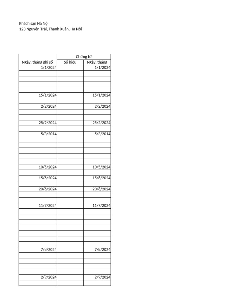 sổ nhật ký chung KTTC3 | PDF