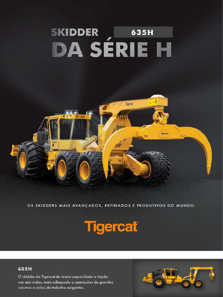 Catalago - SK Tigercat 635H - Dersp | PDF
