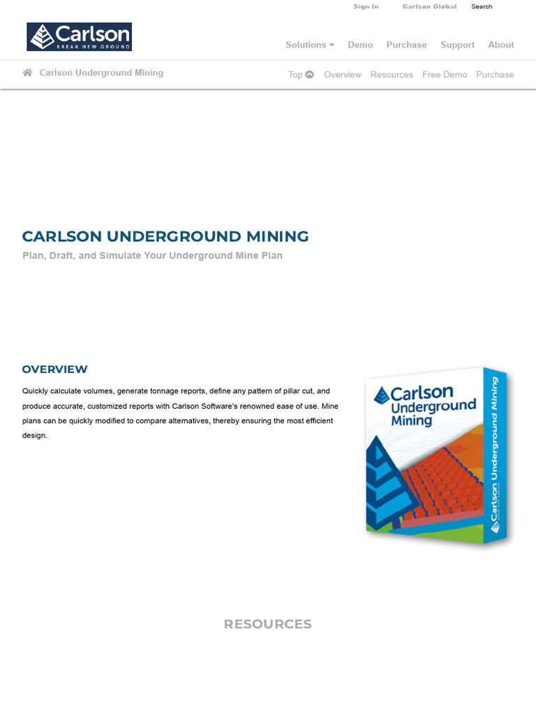 Carlson UG Mining Software | PDF | Mining
