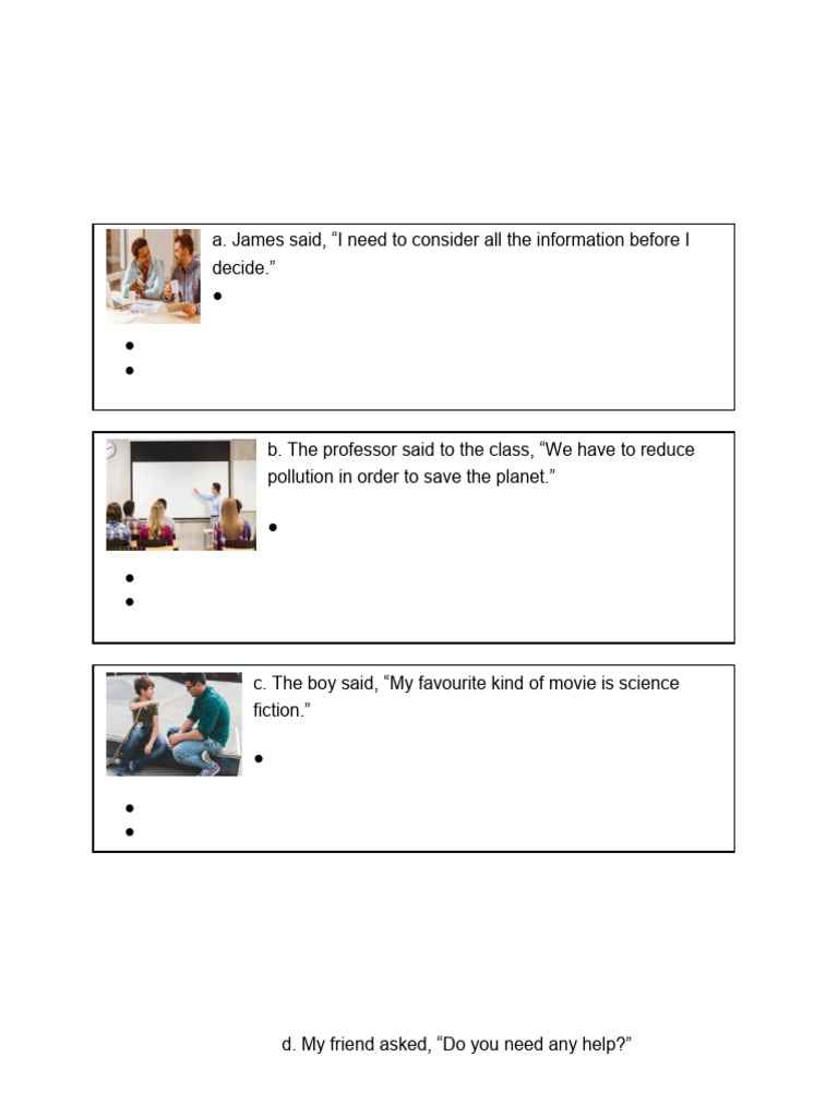 Repported Speech #1 8TH Term | PDF | Astronomy