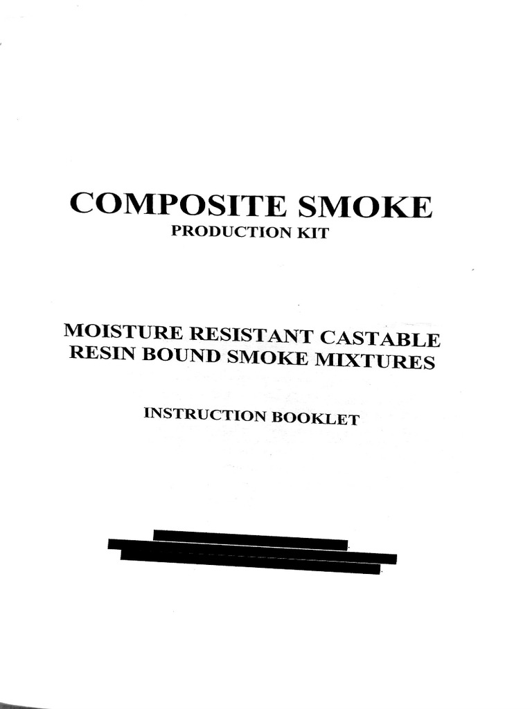 Composite Smoke Detailed Instructions | PDF