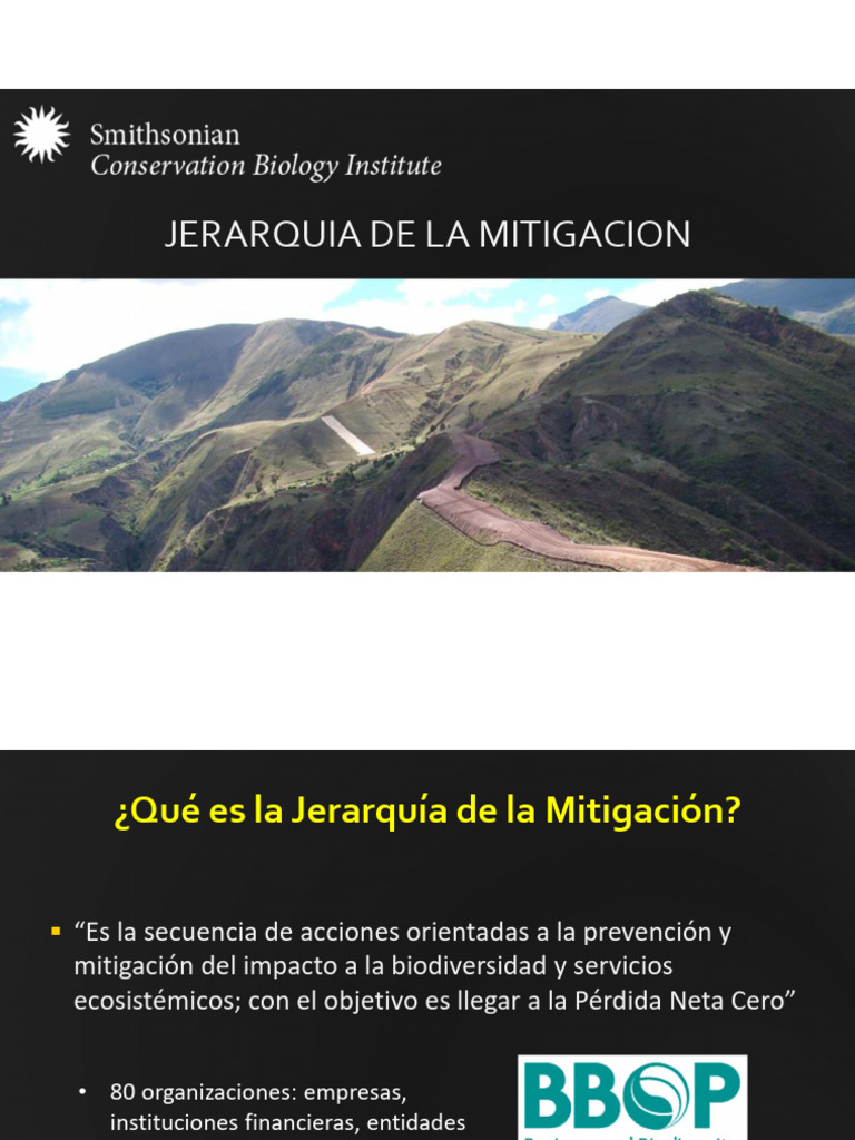 2018 Jerarquía Mitigación | PDF | Mitigación del cambio climático | Biodiversidad