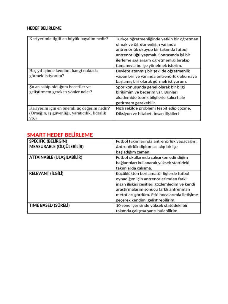 Hedef Beli̇rleme | PDF