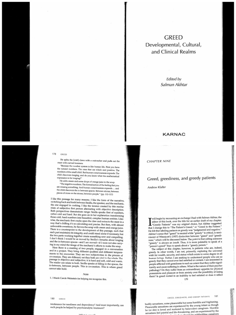 Andrew (Nachum) Klafter - Chapter 9 - Greed, Greediness, and Greedy ...