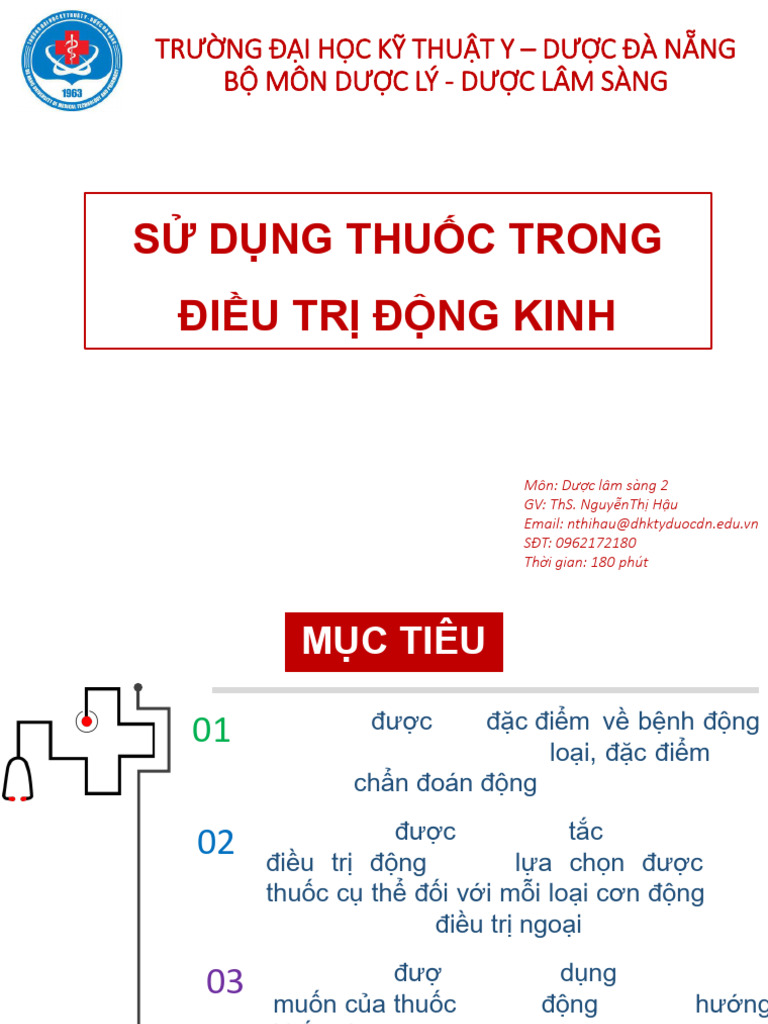 Su Dung Thuoc Trong Dieu Tri Dong Kinh | PDF