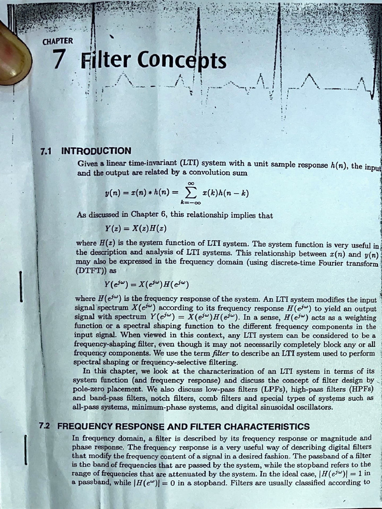 Filter Concepts | PDF